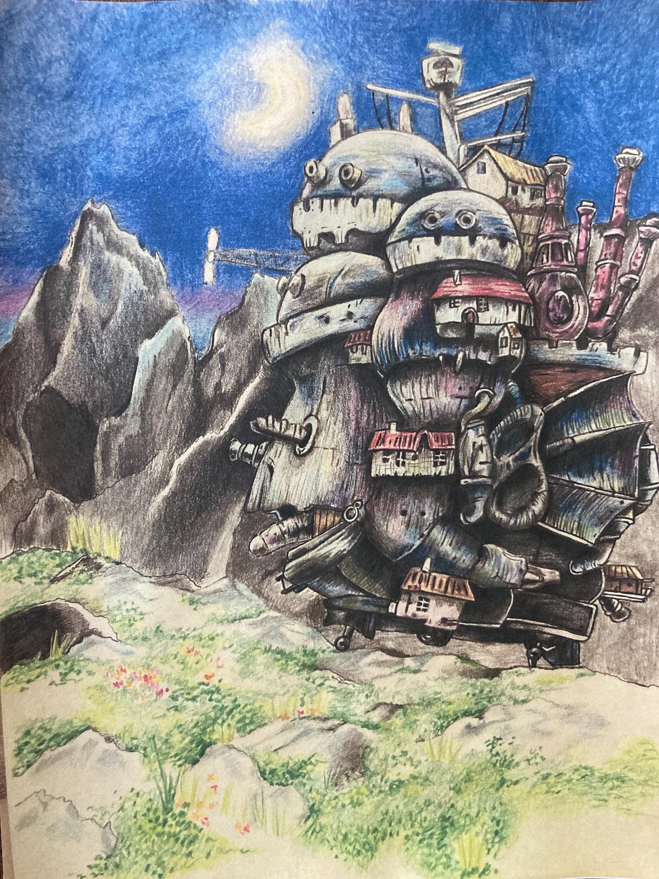 Howls Moving Castle Fanart Art Print - Etsy
