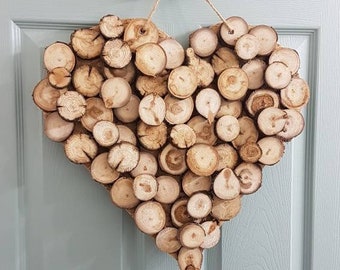 Rustic Heart Wreath - Etsy