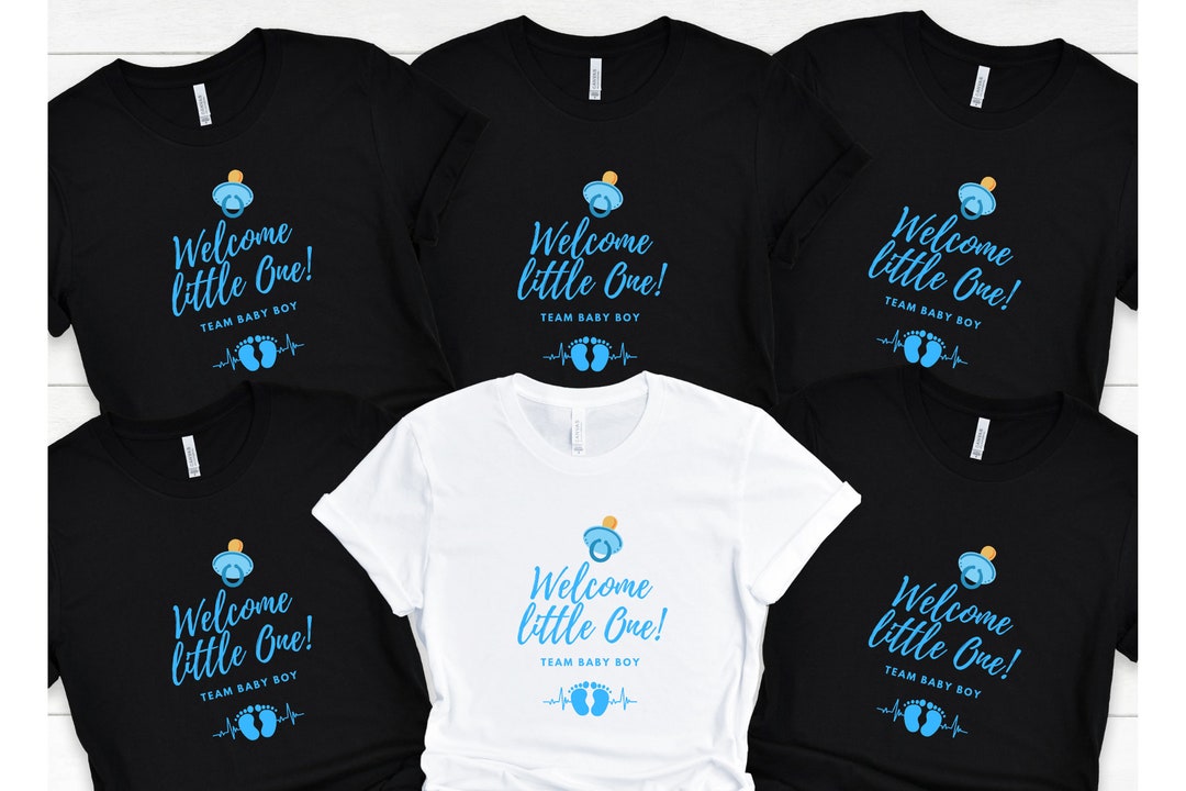 Welcome Little One Team Baby Boy Gender Reveal Shirts Baby - Etsy
