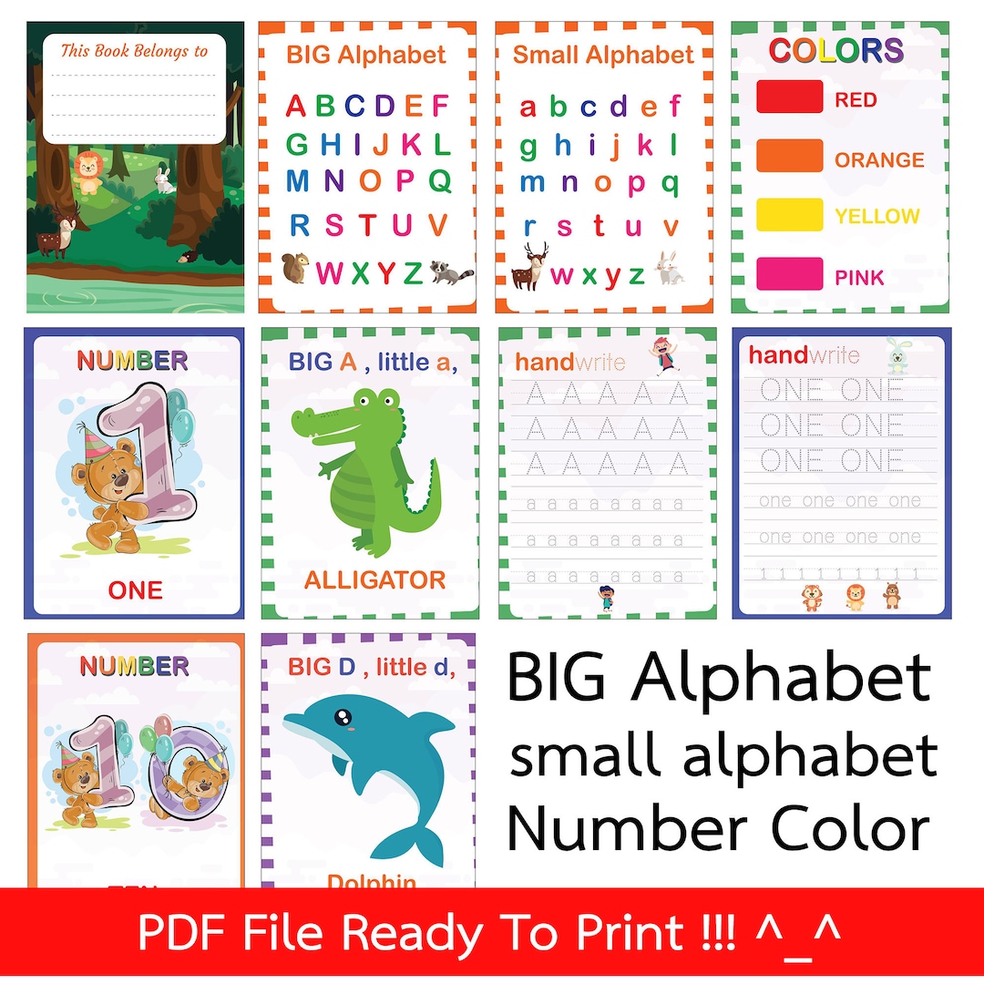Advanced Kindergarten Worksheets Download. - Etsy