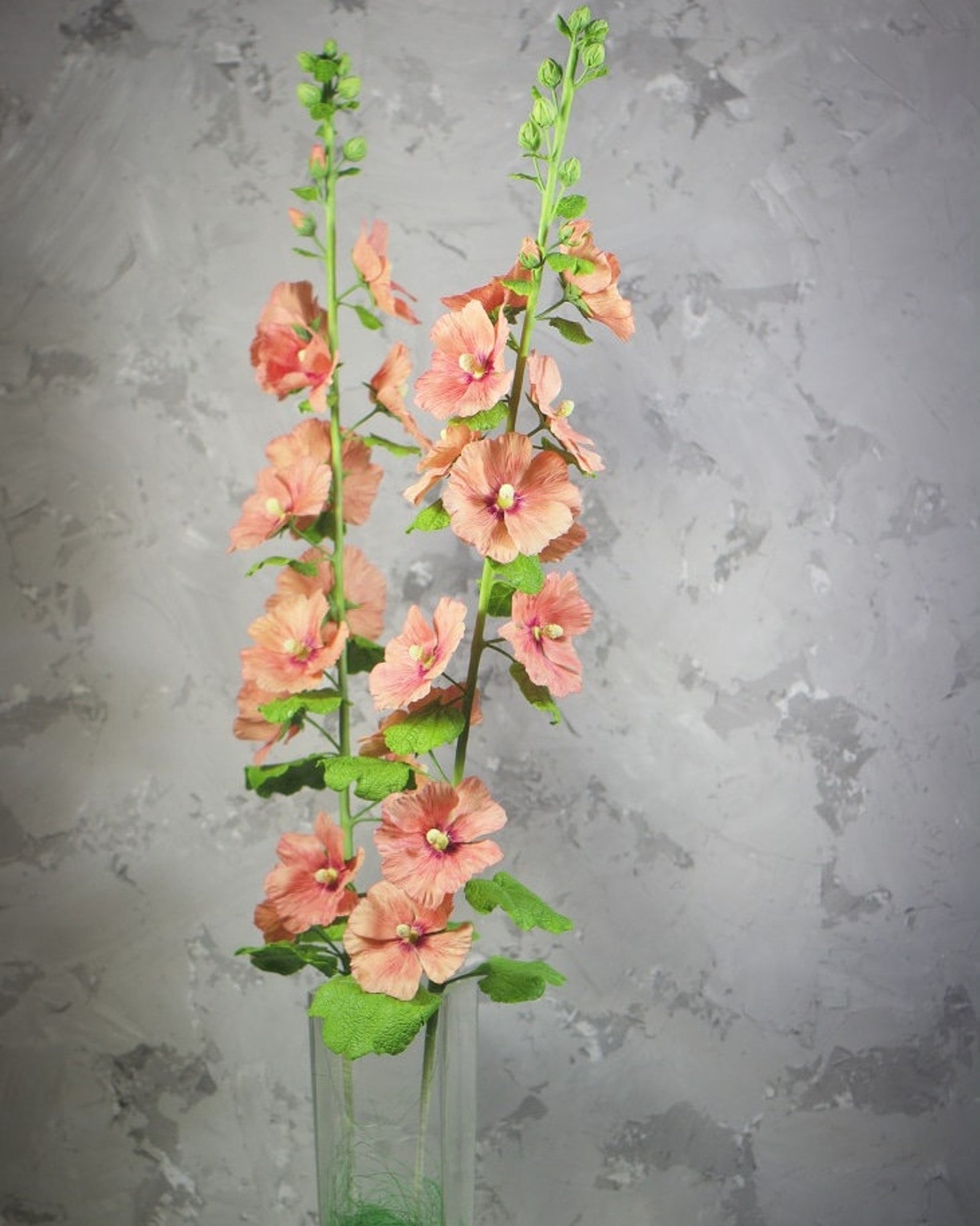 Mallow. Mallow From Polymer Clay. Mallow Flowers. Clay - Etsy