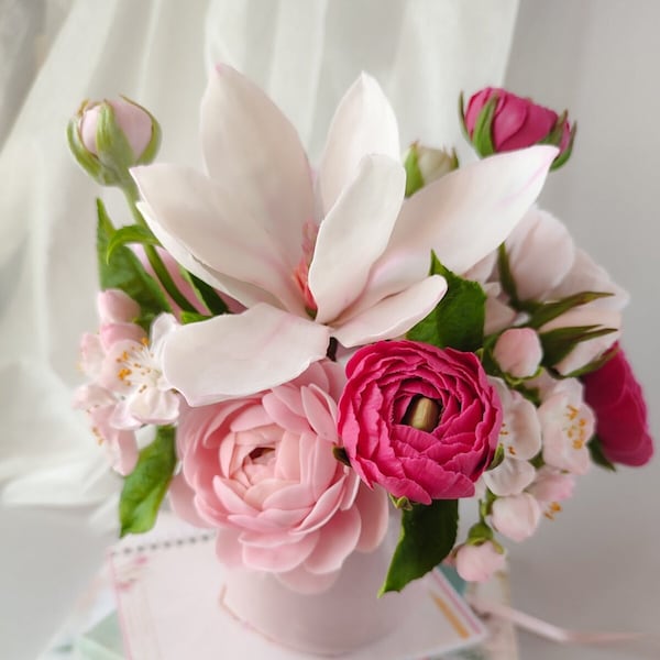 Cold Porcelain Flowers - Etsy UK