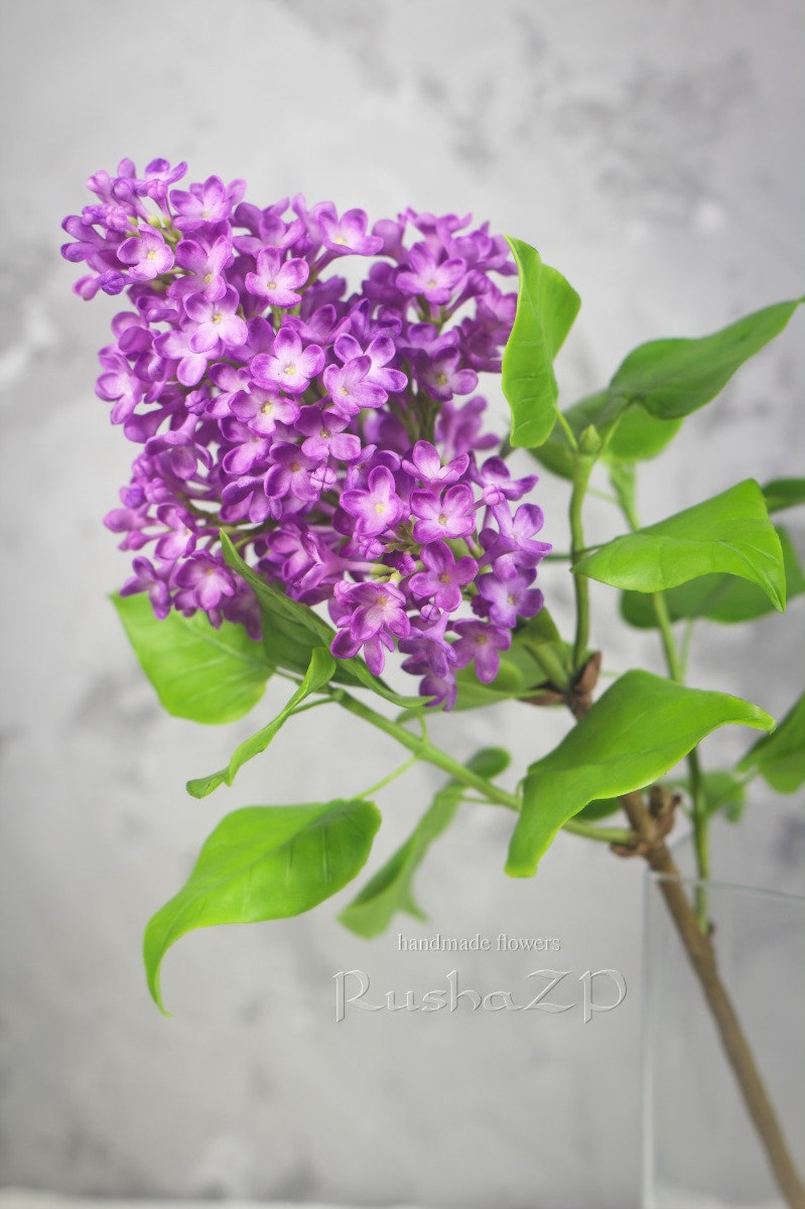 Lilac. Lilac Flower. Clay Lilac Bouquet. Lilac Branch. Polymer Clay ...