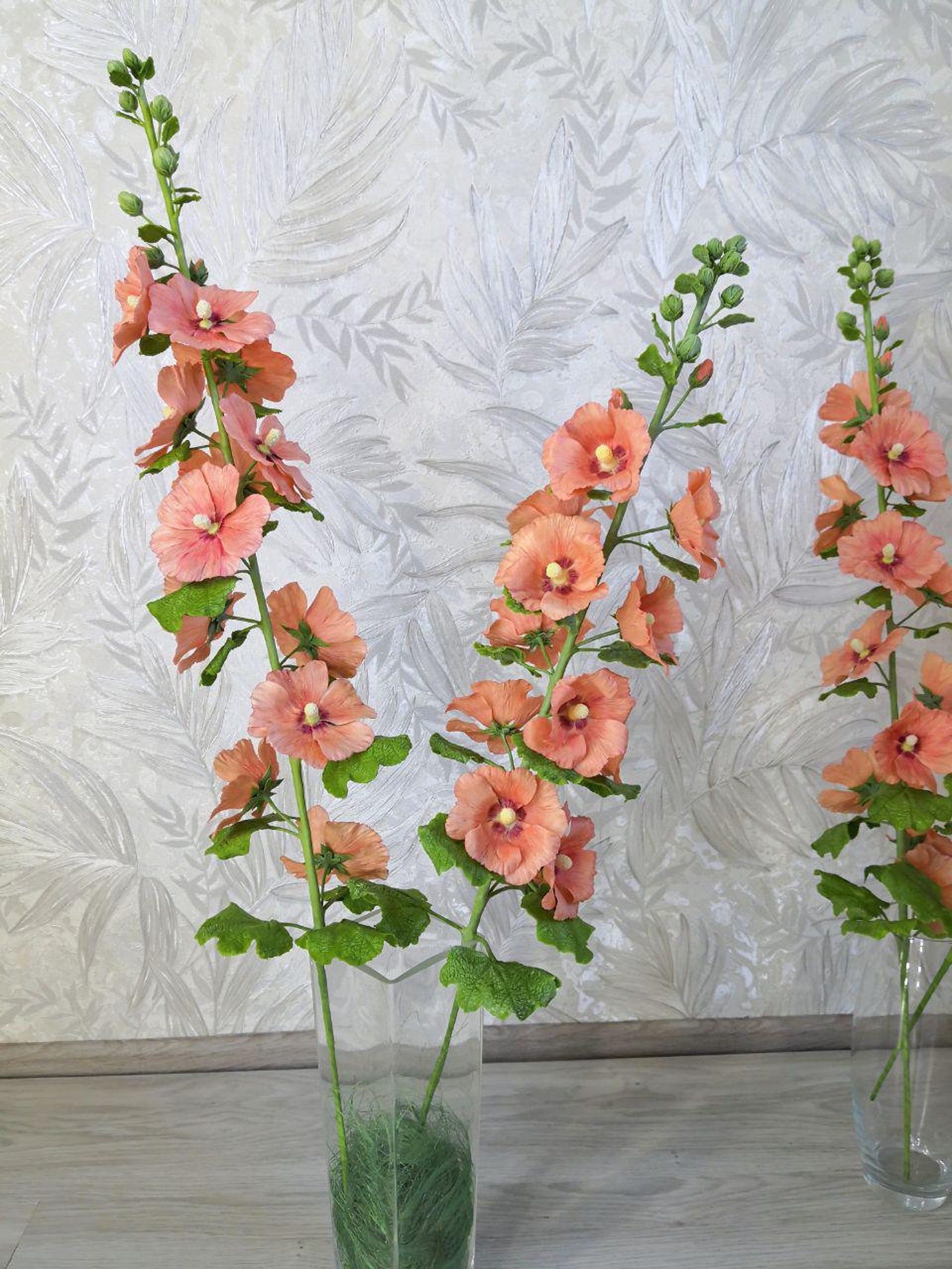 Mallow. Mallow From Polymer Clay. Mallow Flowers. Clay - Etsy