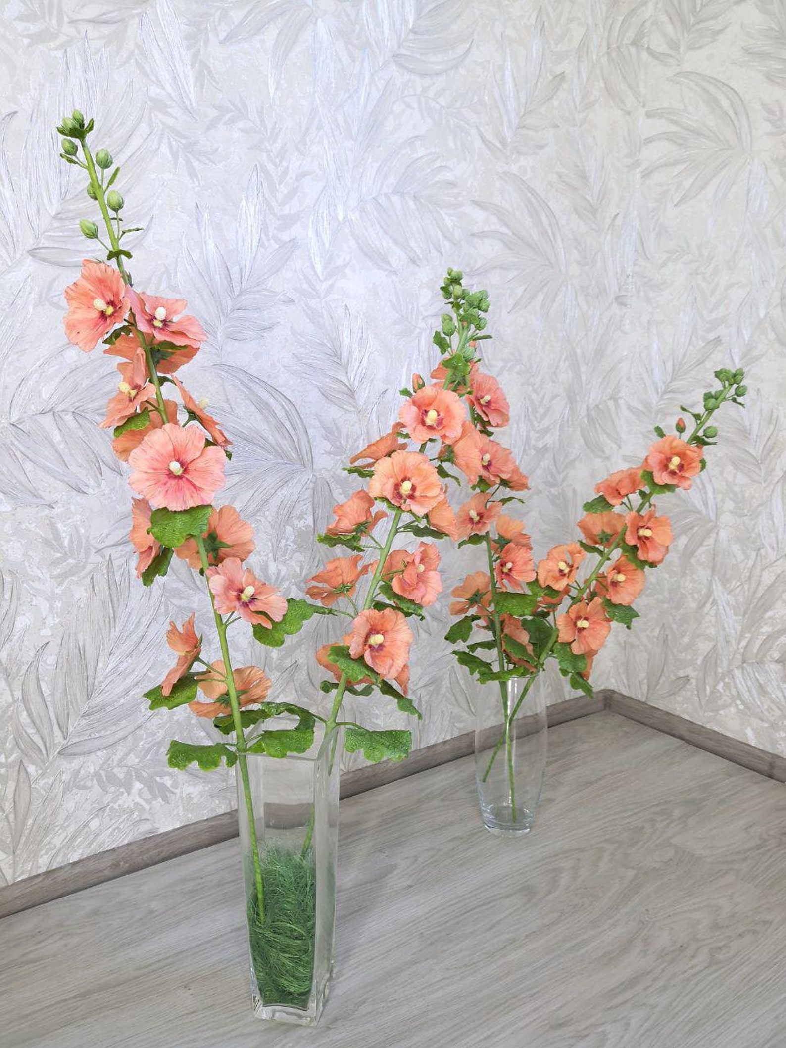 Mallow. Mallow From Polymer Clay. Mallow Flowers. Clay - Etsy