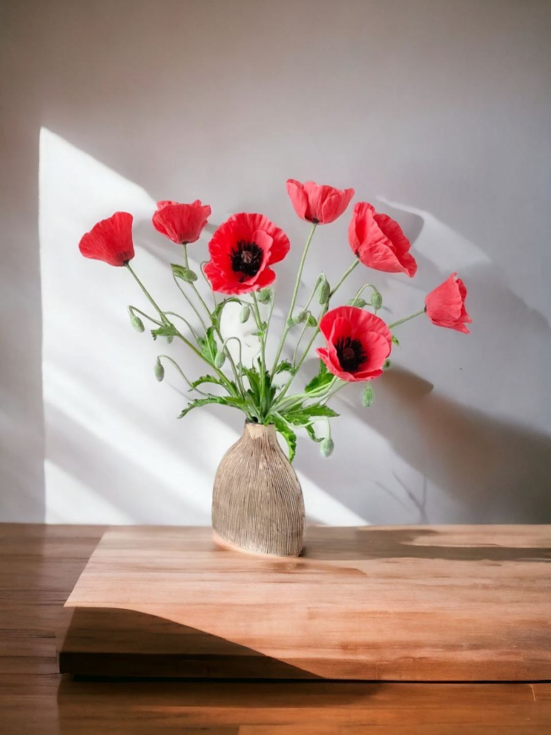 Poppies. Bouquet of Poppies. Real Touch Flower Arrangement. Cold ...