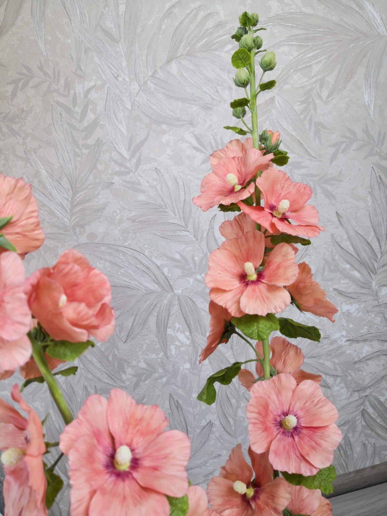 Mallow. Mallow From Polymer Clay. Mallow Flowers. Clay - Etsy