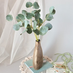 Eucalyptus. Realistic Flowers. Clay Eucalyptus. Real Touch Flowers ...