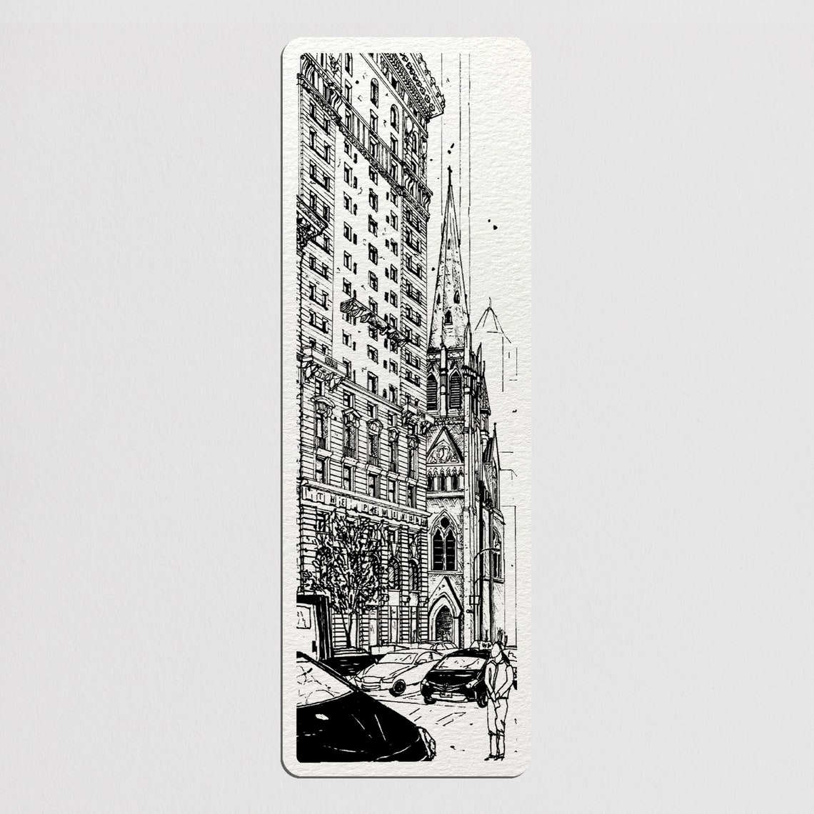 Fifth Avenue Bookmark, NYC Bookmark, New York Cityscape, New York ...