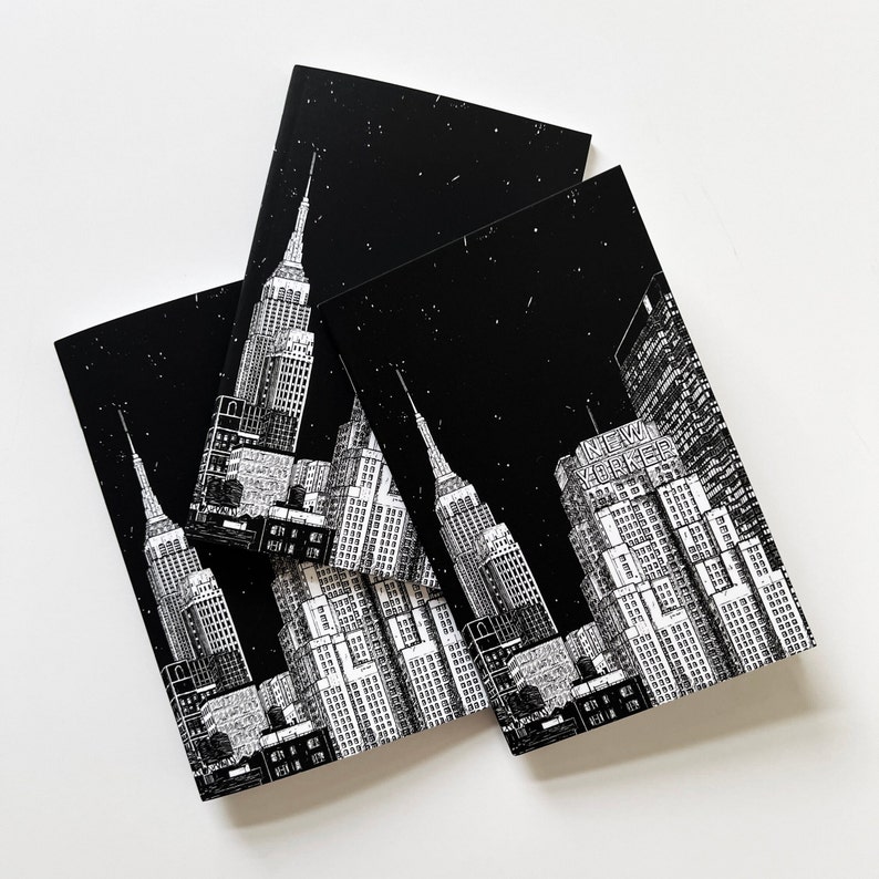 New York Notebook, New Yorker Pocket Lined Notebook, Empire State ...