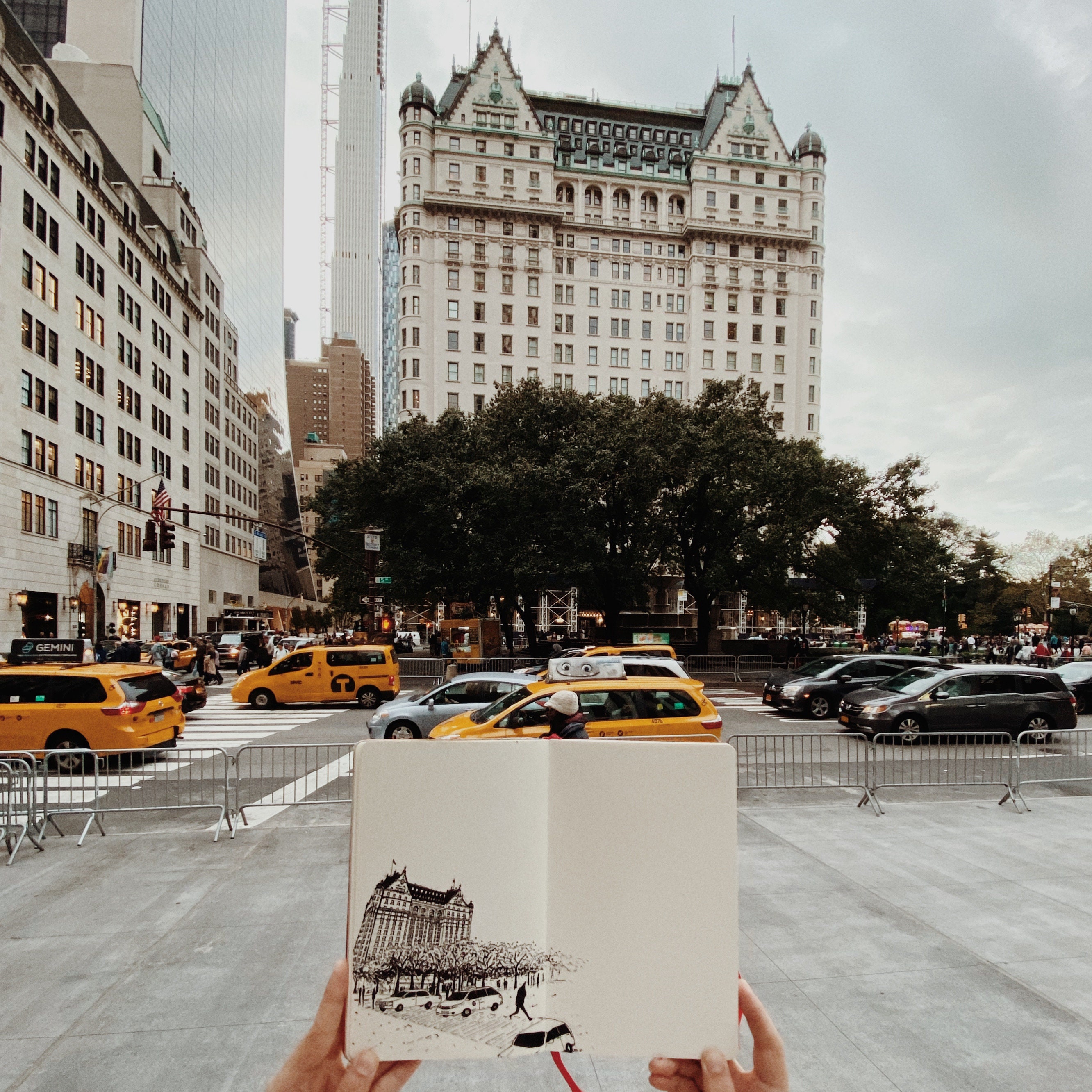 The Plaza Hotel Bookmark New York Bookmark Central Park - Etsy