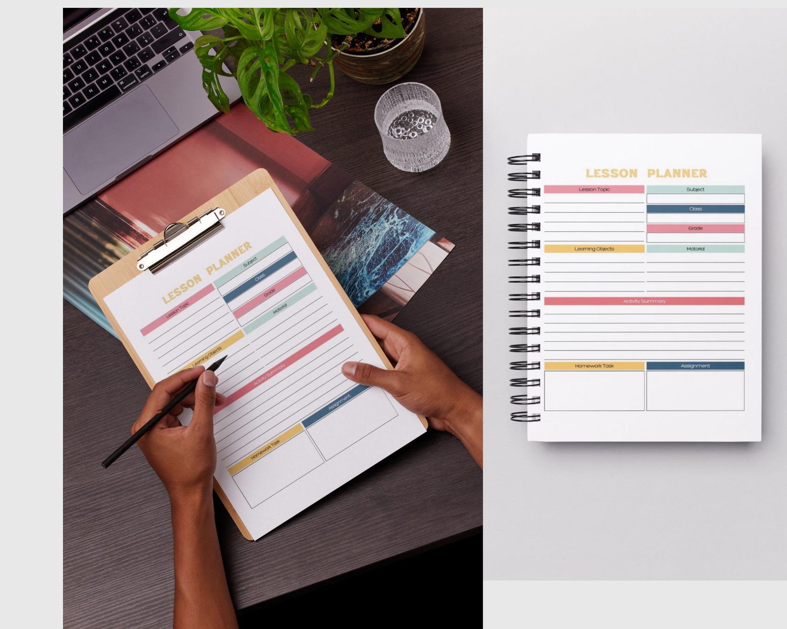 Lesson Plan | Digital Download | Homeschool Teacher Planner | Instant ...