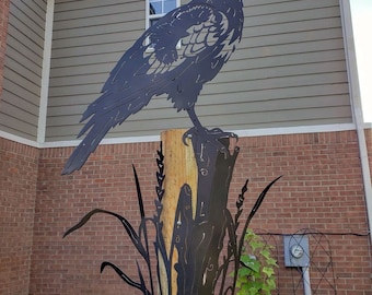 Hawk Garden Statue - Etsy