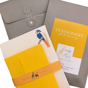 Parrot Letter Writing Set Bird Letter Writing Paper Parrot - Etsy UK