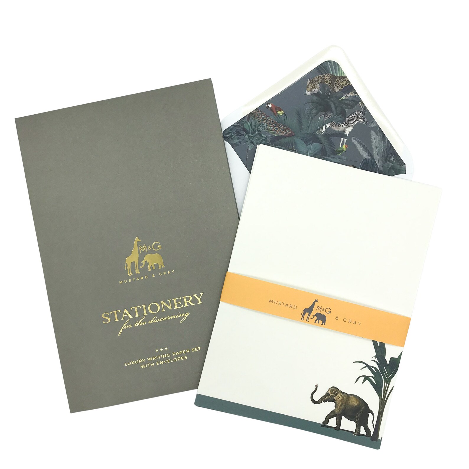 Hasty Elephant Writing Paper Set A5 Laid Writing Paper With - Etsy UK