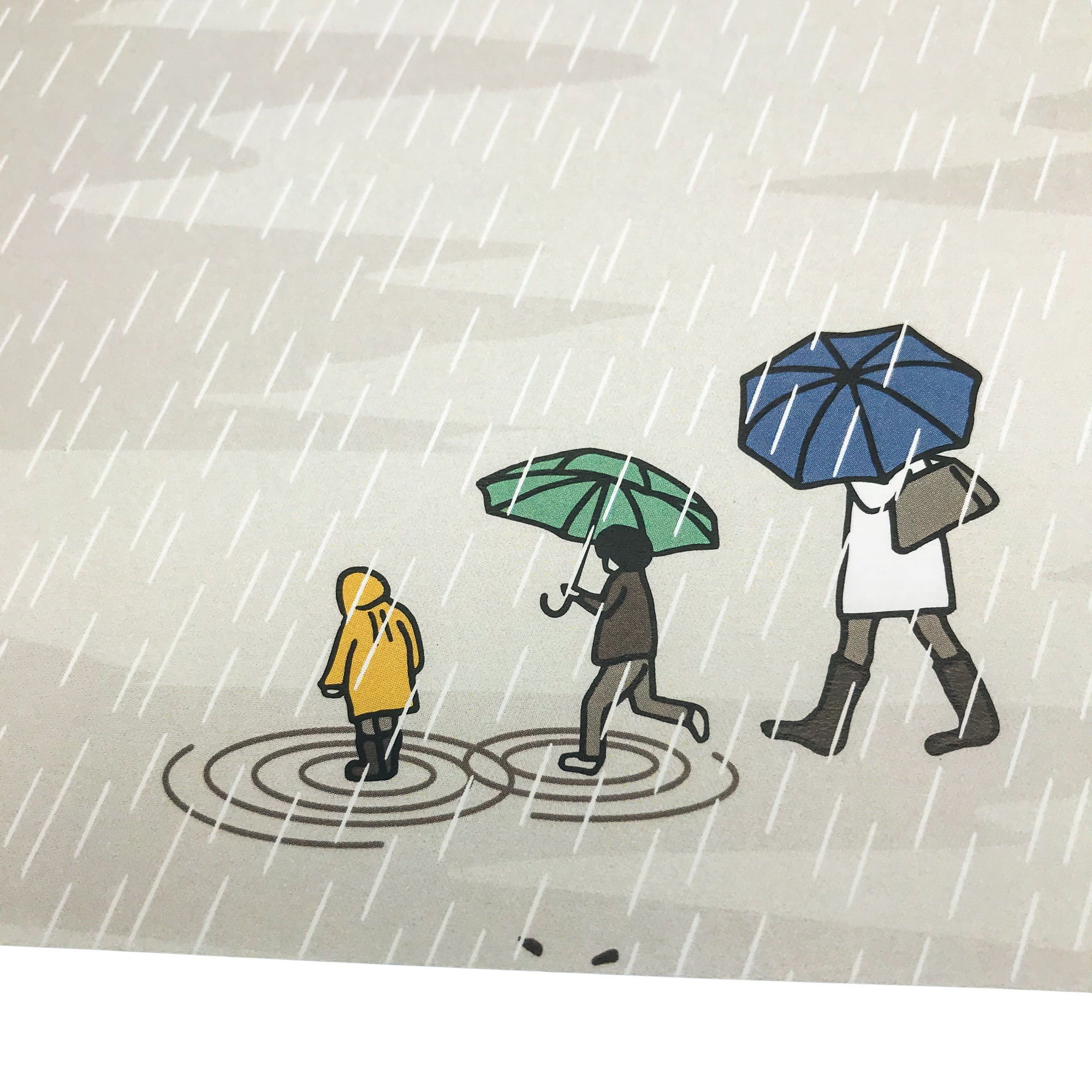 Rainy Day Letter Writing Set Family A5 Writing Paper - Etsy UK