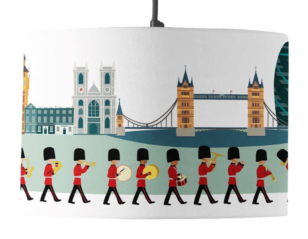 London Drum Lampshade: Marching Band, Changing of Guard Nursery Decor ...