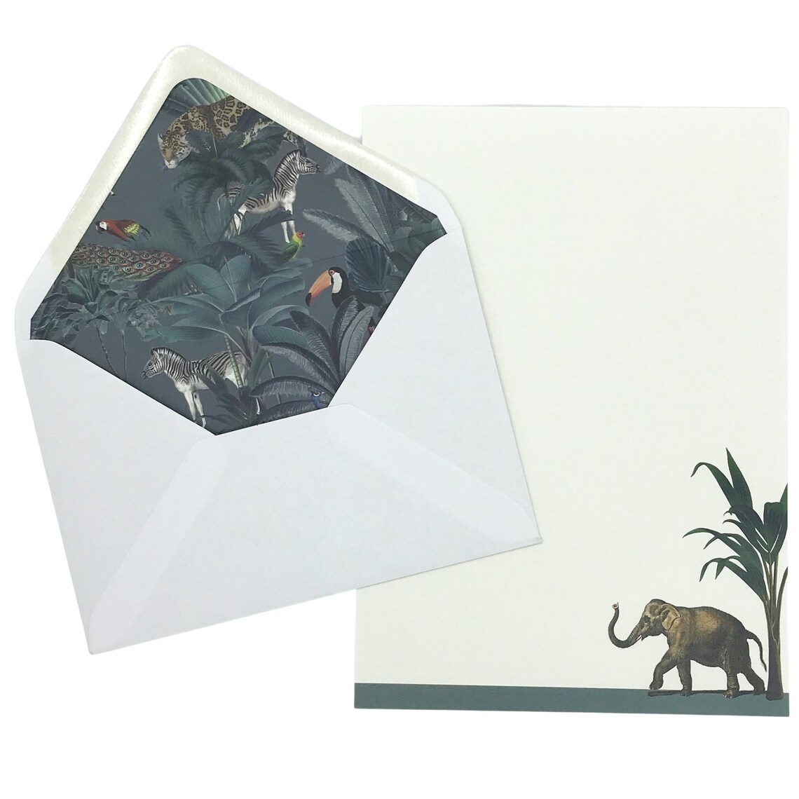 Hasty Elephant Writing Paper Set A5 Laid Writing Paper With - Etsy UK