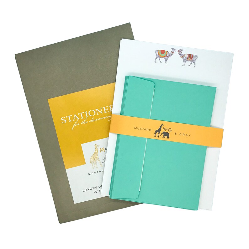 Dapper Alpaca Letter Writing Set Alpaca A5 Writing Paper - Etsy UK