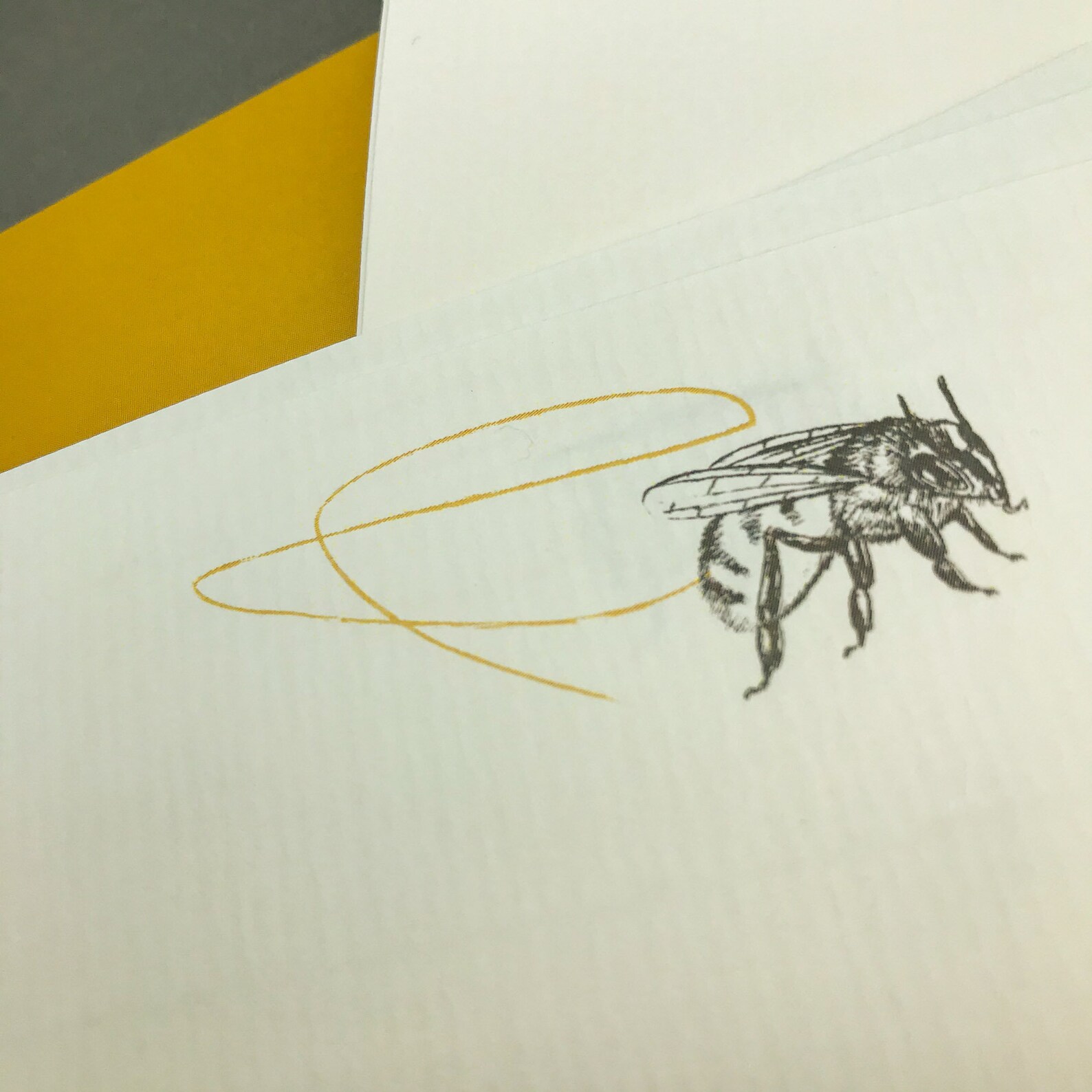 Bee Letter Writing Set Honey Bee Writing Paper Bee - Etsy UK