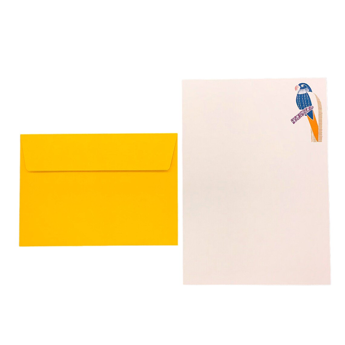 Parrot Letter Writing Set Bird Letter Writing Paper Parrot | Etsy