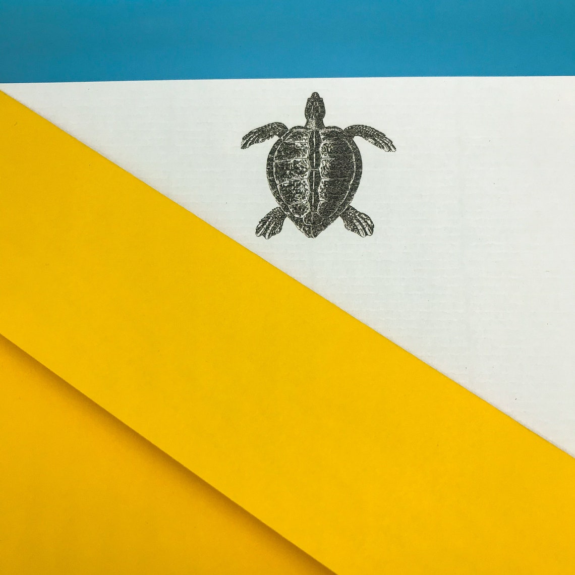 Turtle 120gsm Laid Writing Compendium Turtle Writing Paper - Etsy UK
