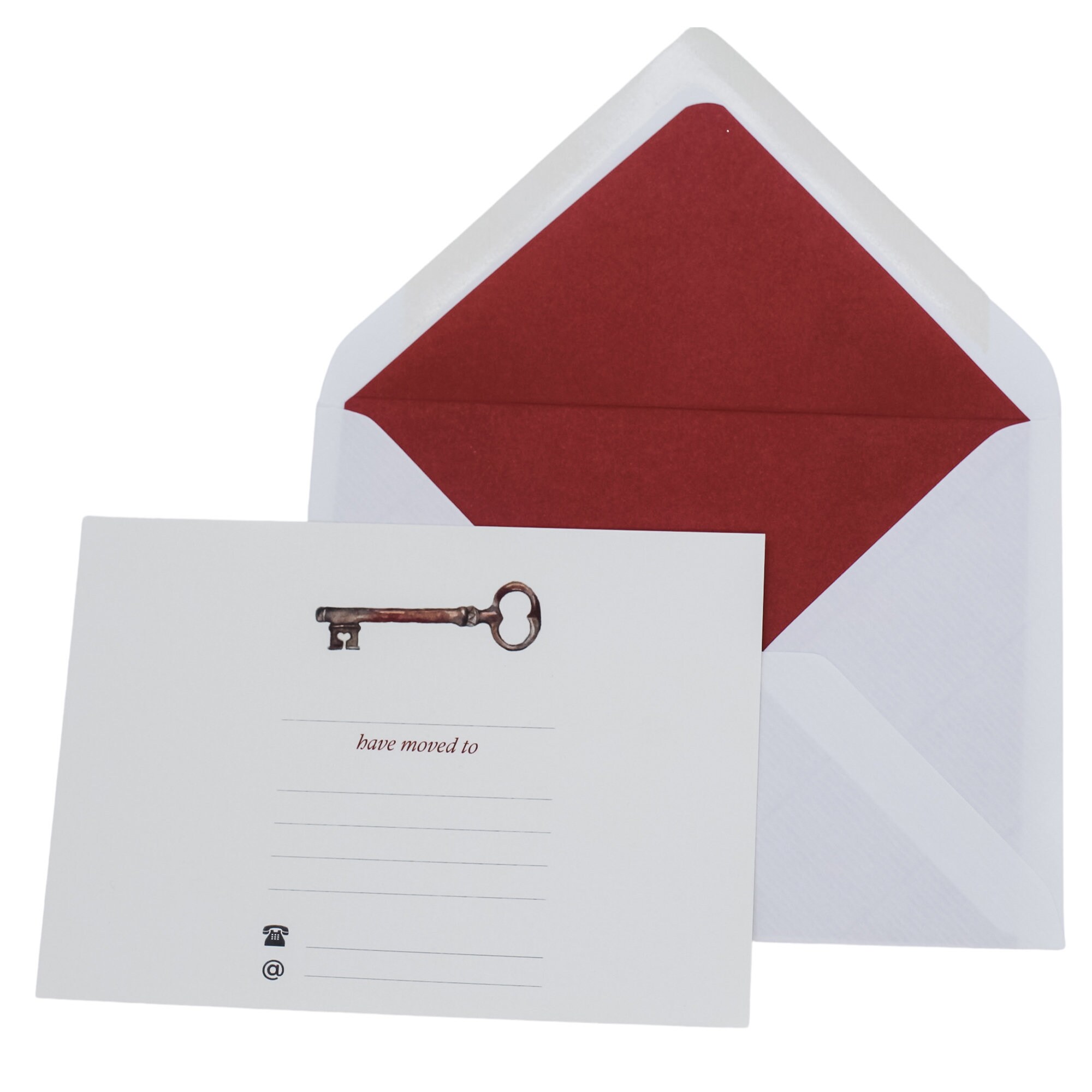 Vintage Key Change of Address Cards With Lined Envelopes New - Etsy UK