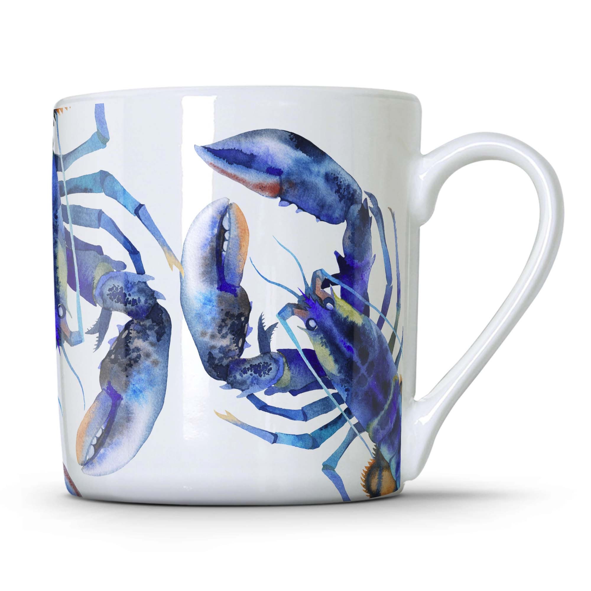 Lobster Mug Bone China Sea Creature Mug Hand-printed Mug - Etsy UK