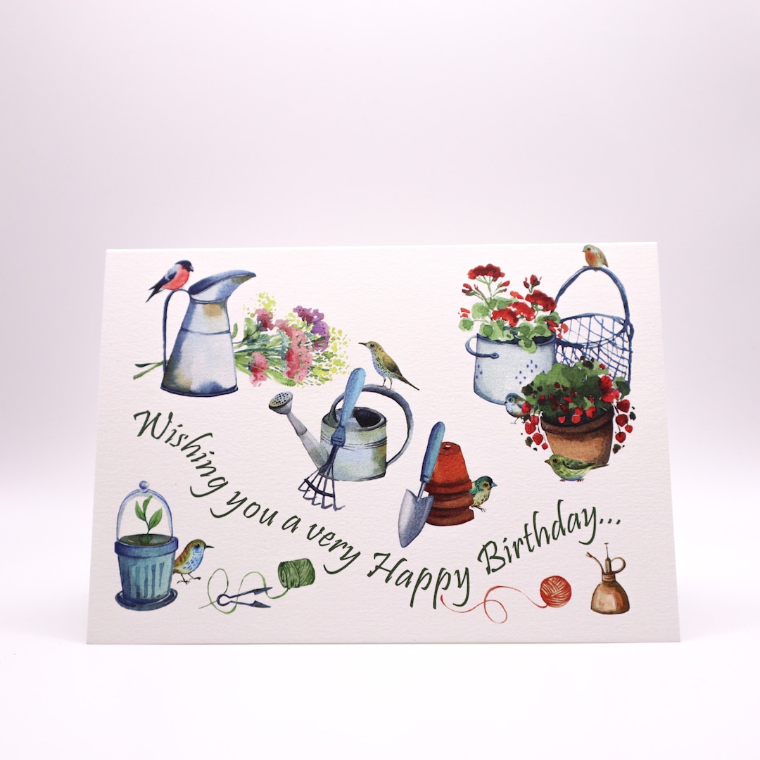 Gardeners Friends Birthday Card | Gardening Birthday Card Card | From ...