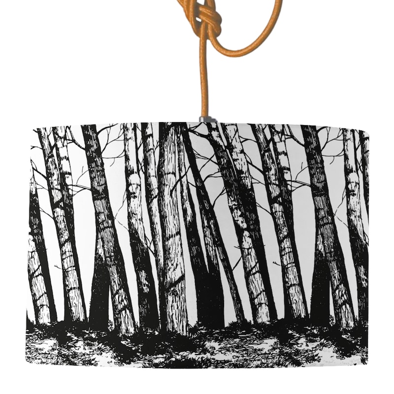 Birch Lamp Shade - Etsy