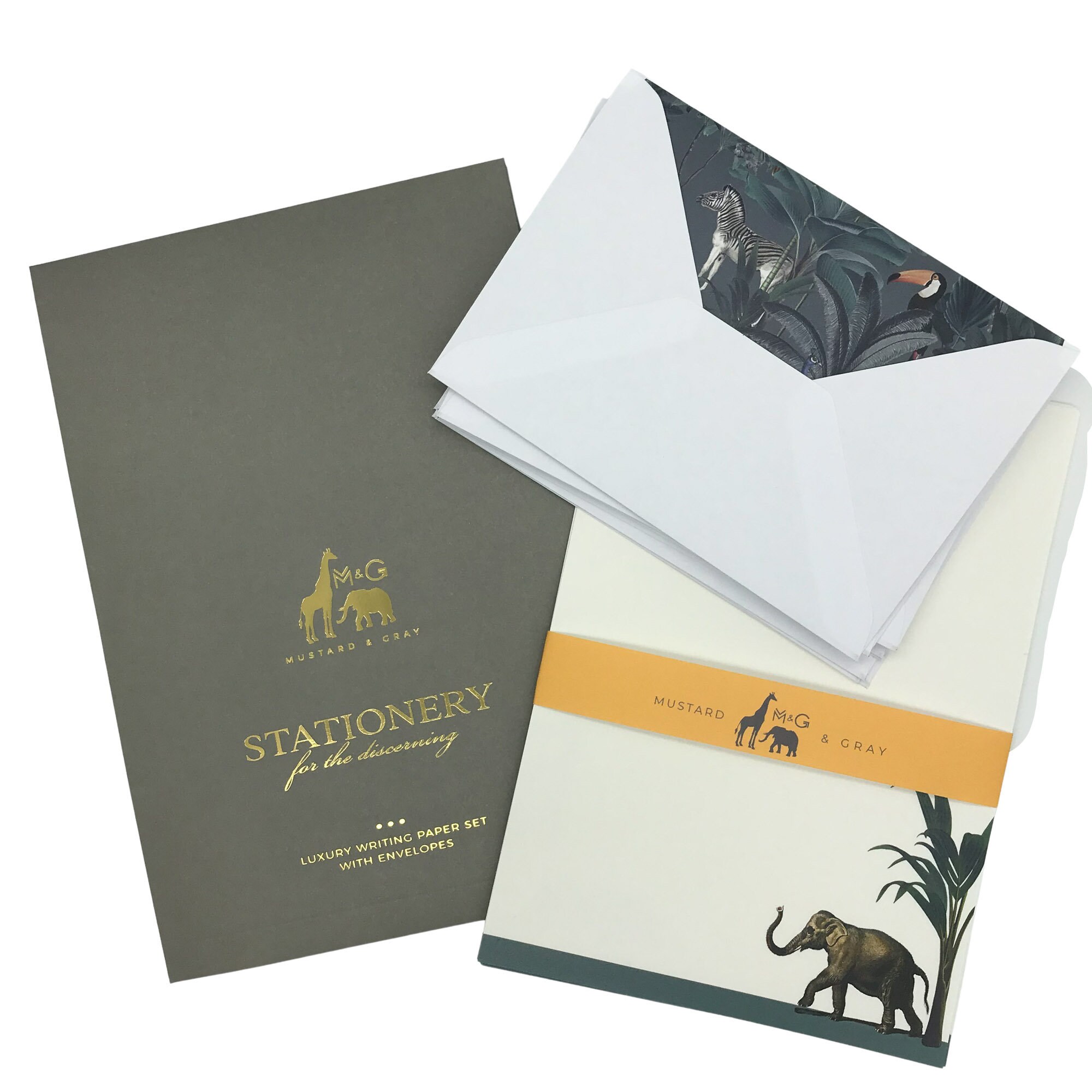 Hasty Elephant Writing Paper Set A5 Laid Writing Paper With - Etsy UK