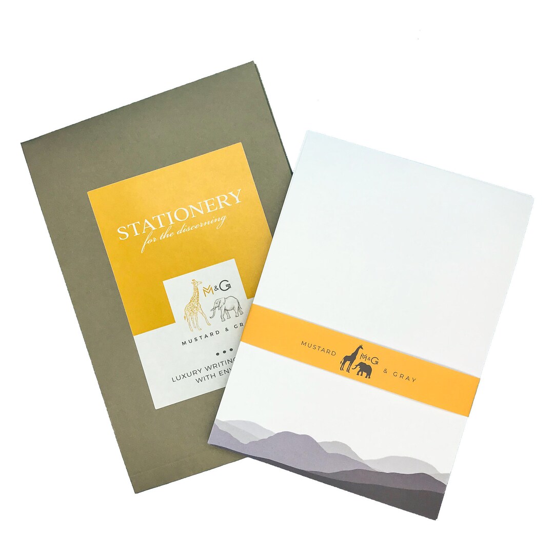 Welsh Hills Letter Writing Set Modern A5 Writing Paper Hills Stationery ...