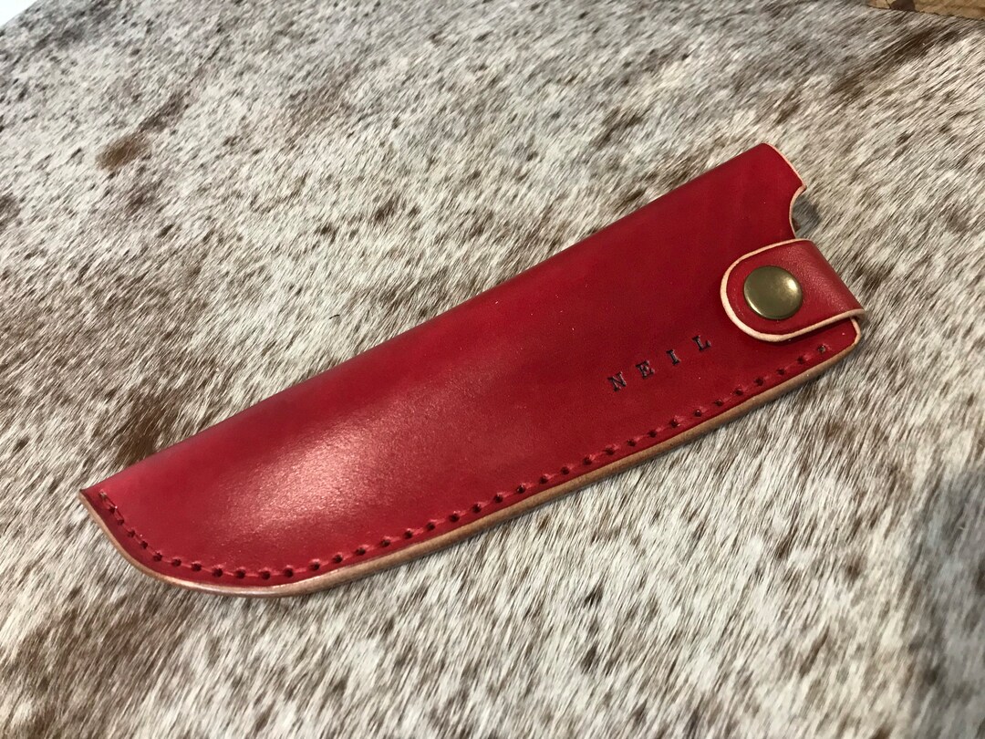 Custom Made Sheath, Personalised Saya, Japanese Saya, Leather Sheath ...