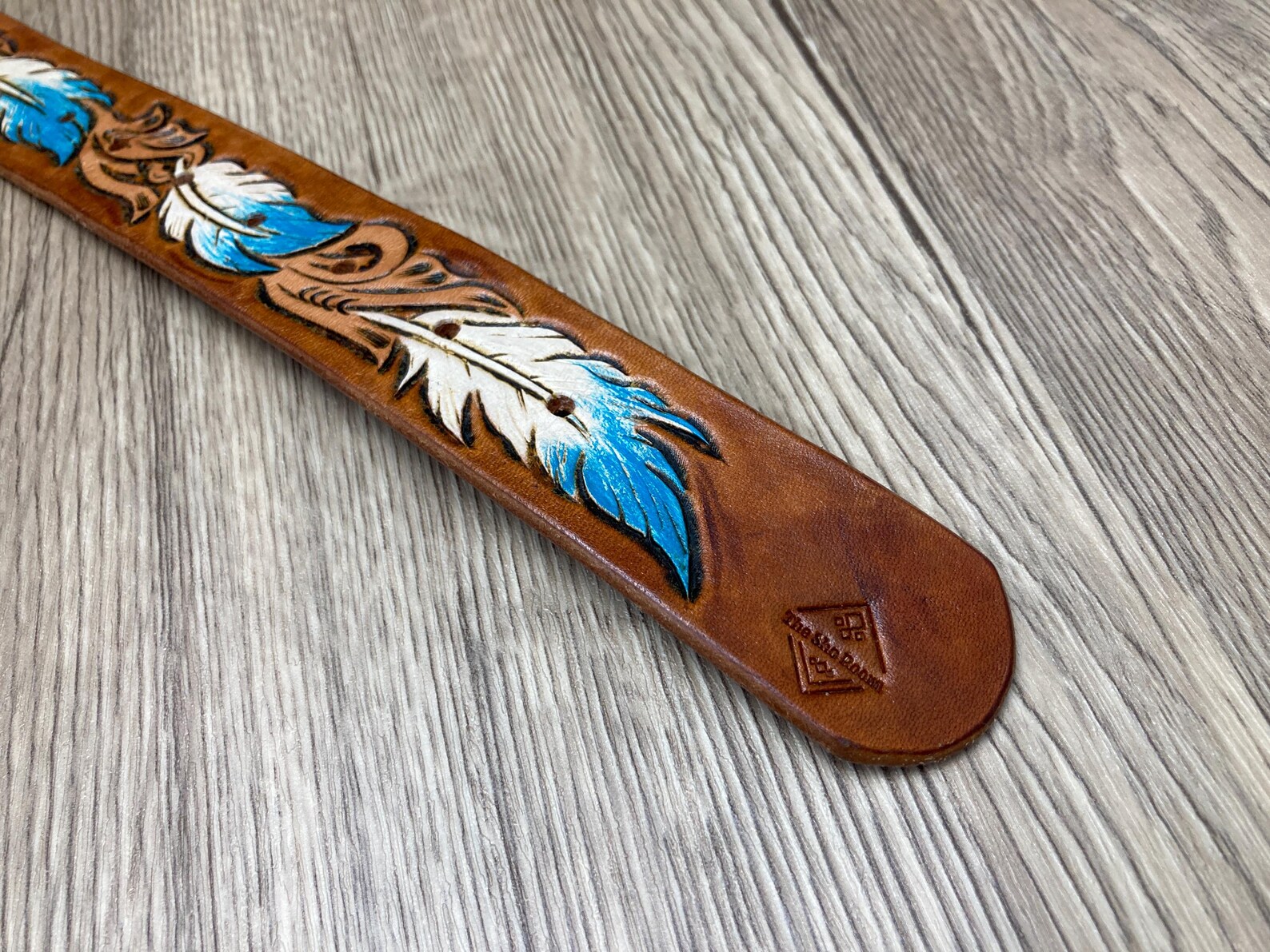 Personalised Leather Belt, Custom Order, Hand Painted Belt - Etsy