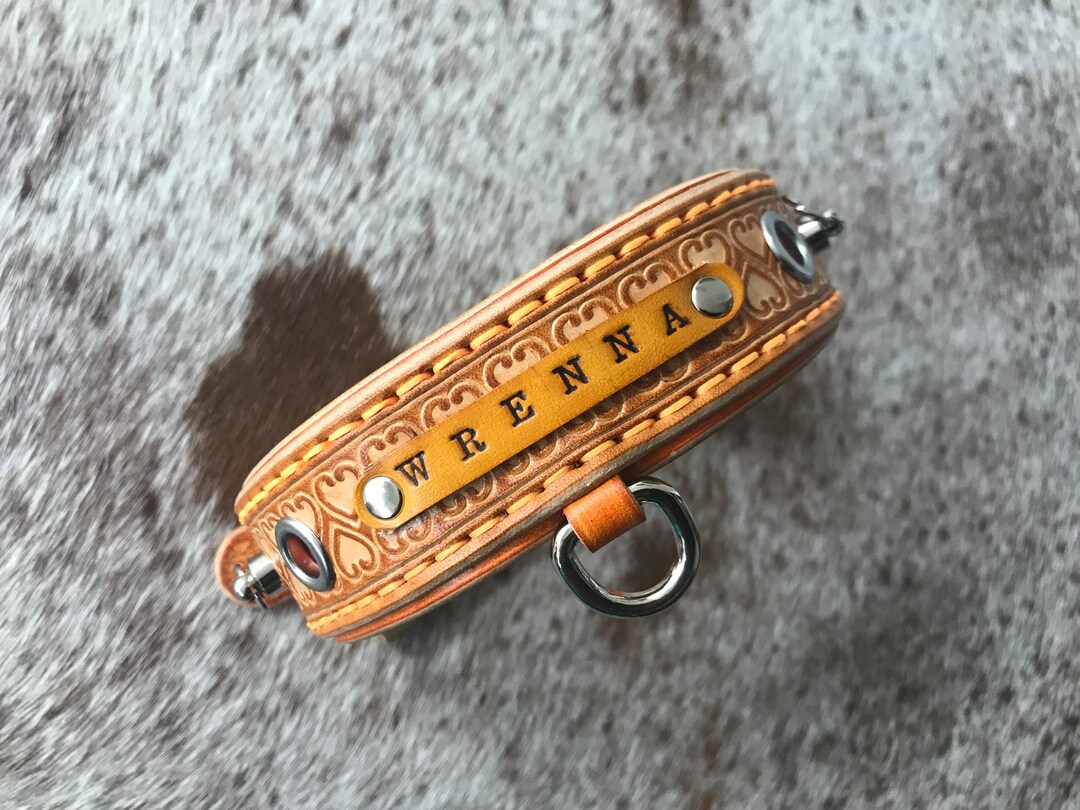 Leather Collar Custom Leather Collar Leather Costume - Etsy