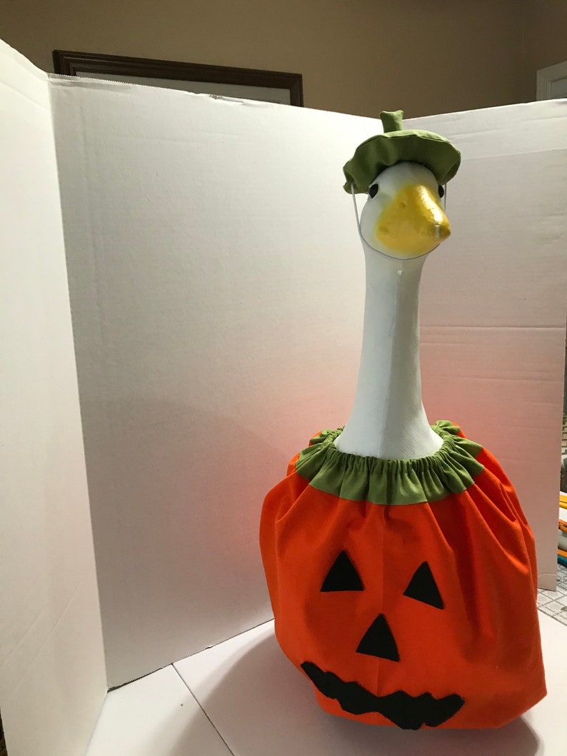 2629 Halloween Pumpkin Goose Clothes | Etsy
