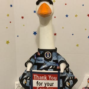 Memorial and Veterans Day - “thank You for Your Service” Goose Clothes ...