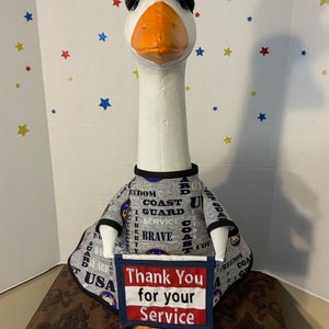 Memorial and Veterans Day - “thank You for Your Service” Goose Clothes ...
