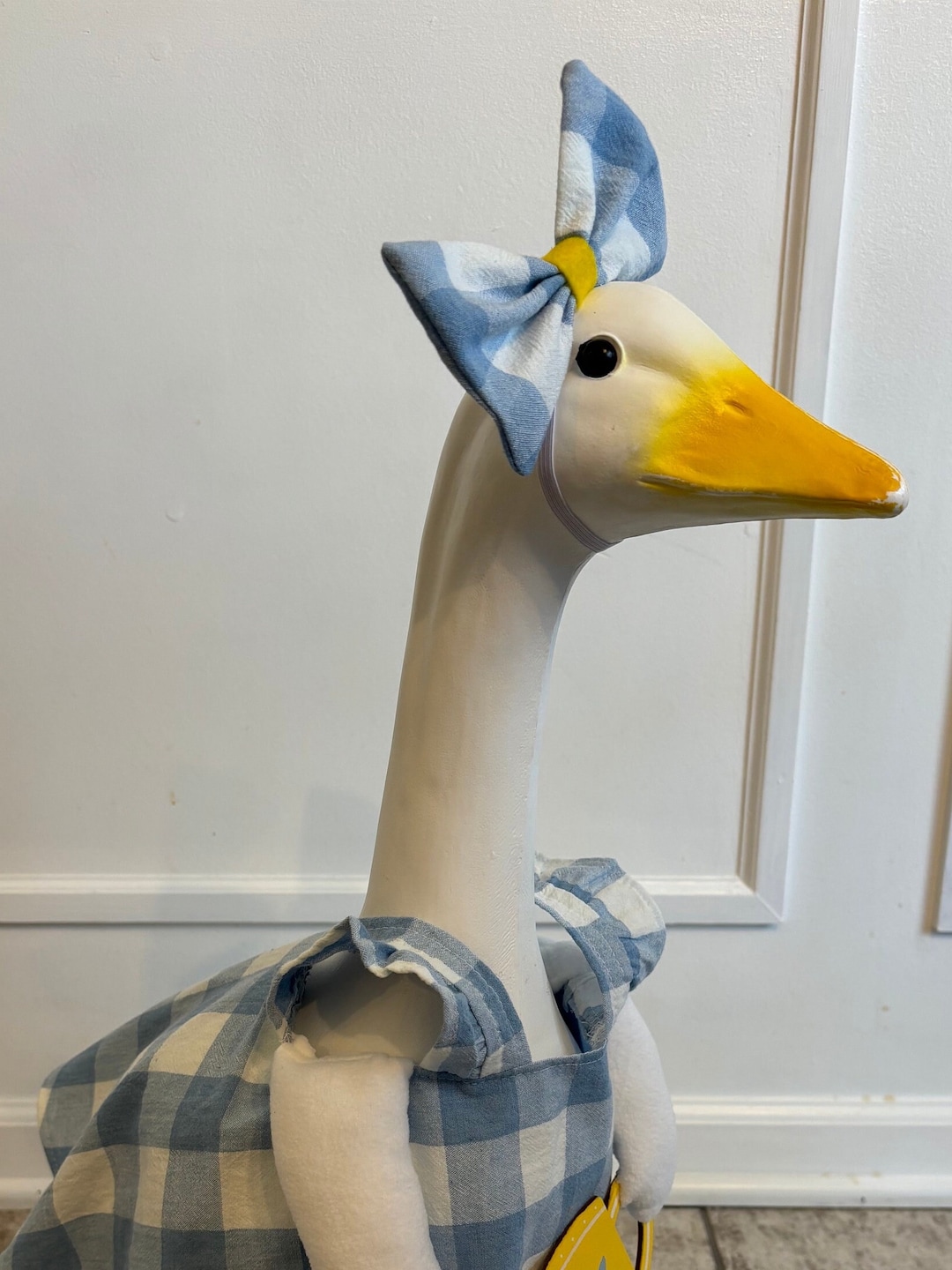 Blue Gingham in Spring Goose Dress - Etsy