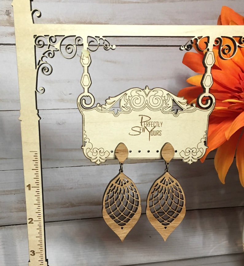 Personalized Earring Display Photo Prop Vintage Sign Post - Etsy