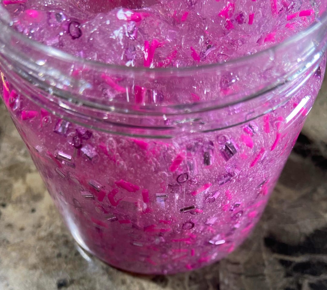 Pinky Crunch Slime/bingsu Slime/scented Slime/valentine’s Day Slime ...