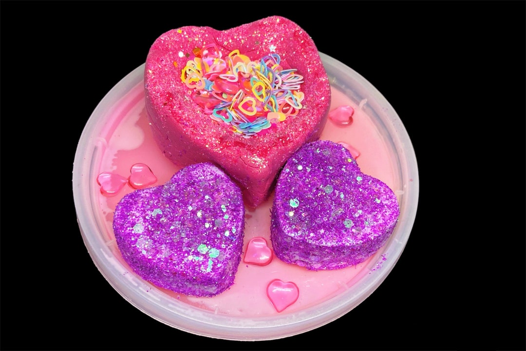 Pink Heart Burst DIY Slime/valentine’s Day Slime/scented Slime/sensory ...