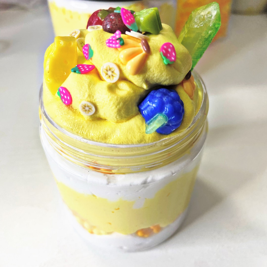 Banana Cherry Berry DIY Slime Kit/scented Slime/thick Slime/buttery ...