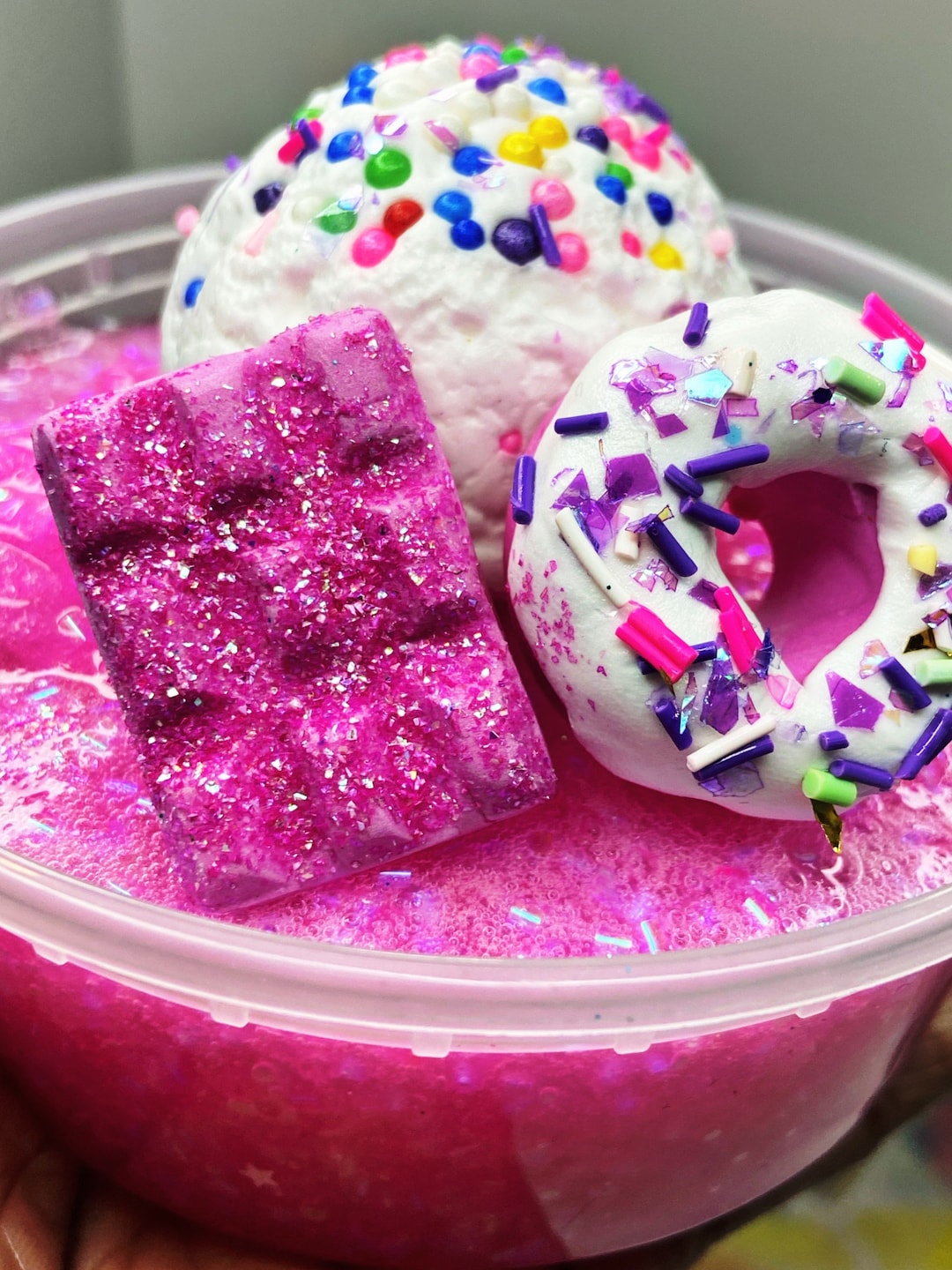 Pink Crunchy Bingsu DIY Slime/valentine’s Day/bingsu Slime/crunchy ...