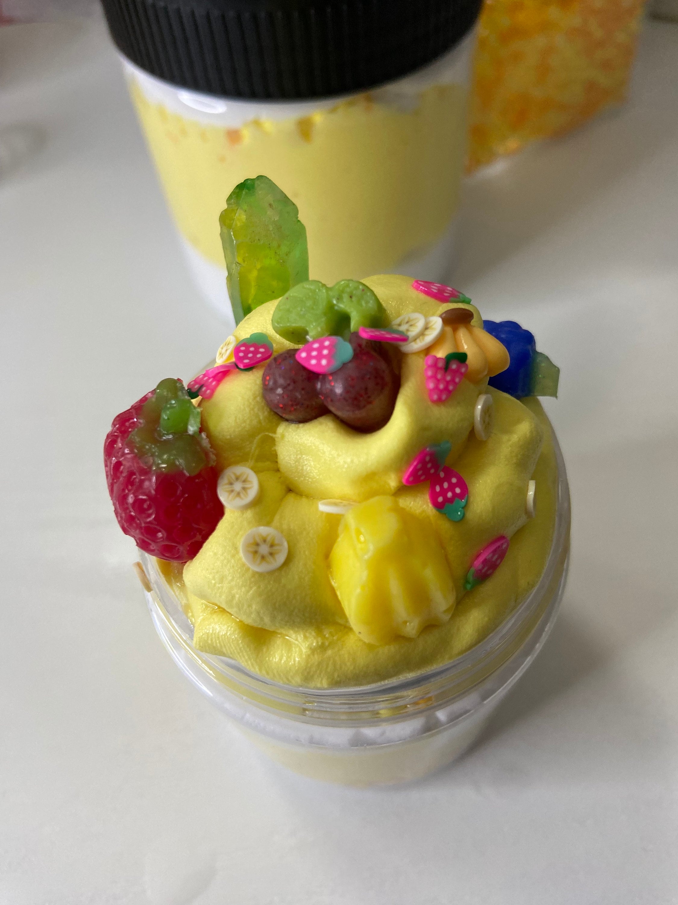 Banana Cherry Berry DIY Slime Kit/scented Slime/thick Slime/buttery Slime/birthday Slime/party ...