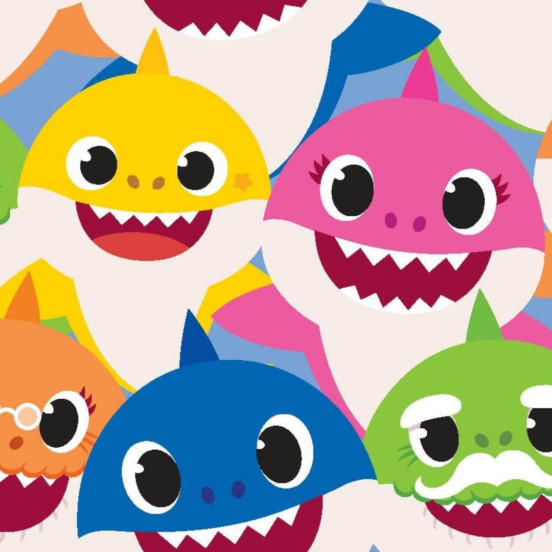 Baby Shark Packed Family by Springs Creative - Etsy
