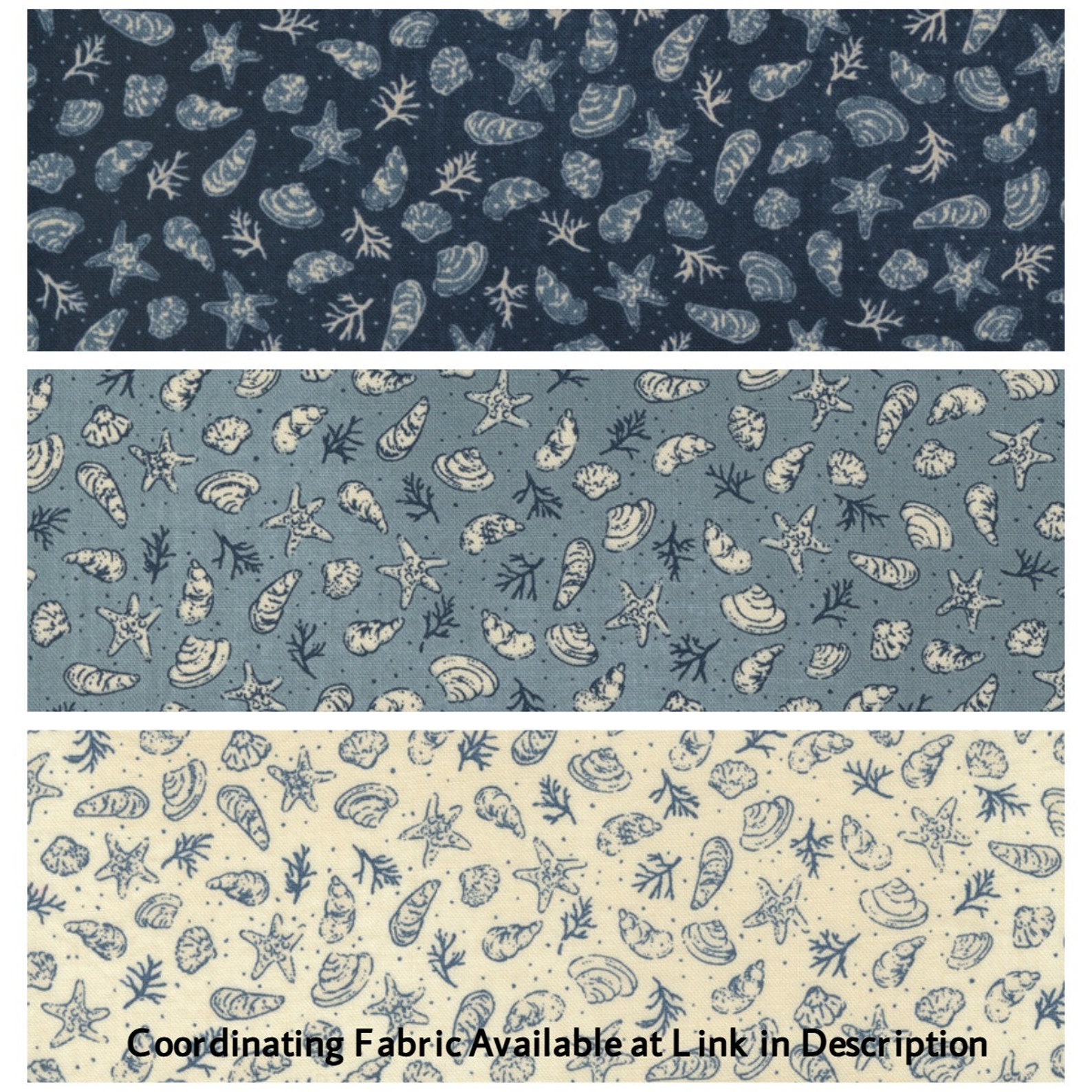 To the Sea Charm Pack Fabric Bundle by Moda Nautical Fabric - Etsy