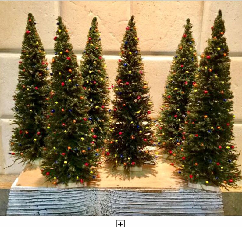 Doll House CHRISTMAS TREE 7 Inch Tall Miniature - Etsy