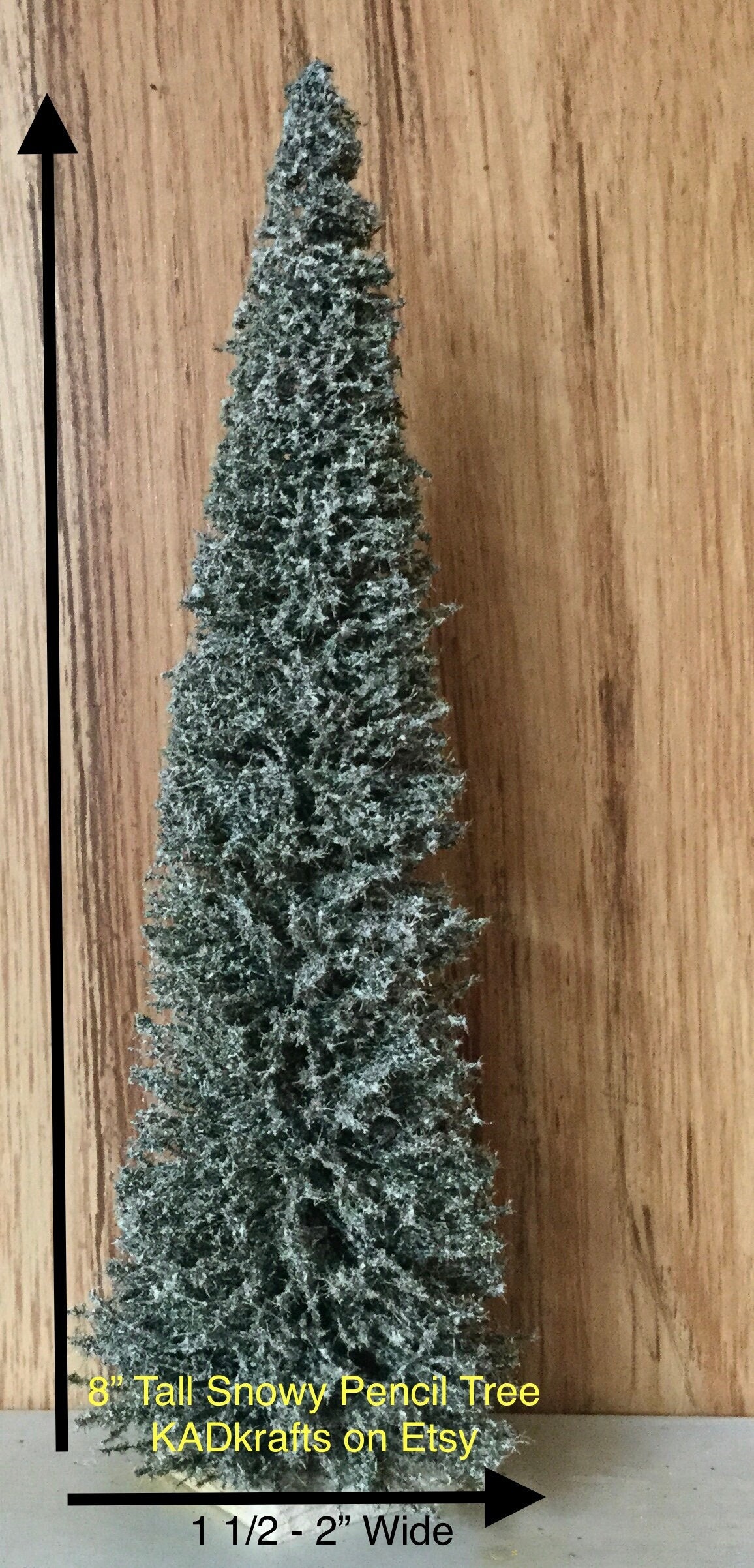 SKINNY TREE 8 Inch Tall Christmas 1:12 Scaleready to - Etsy