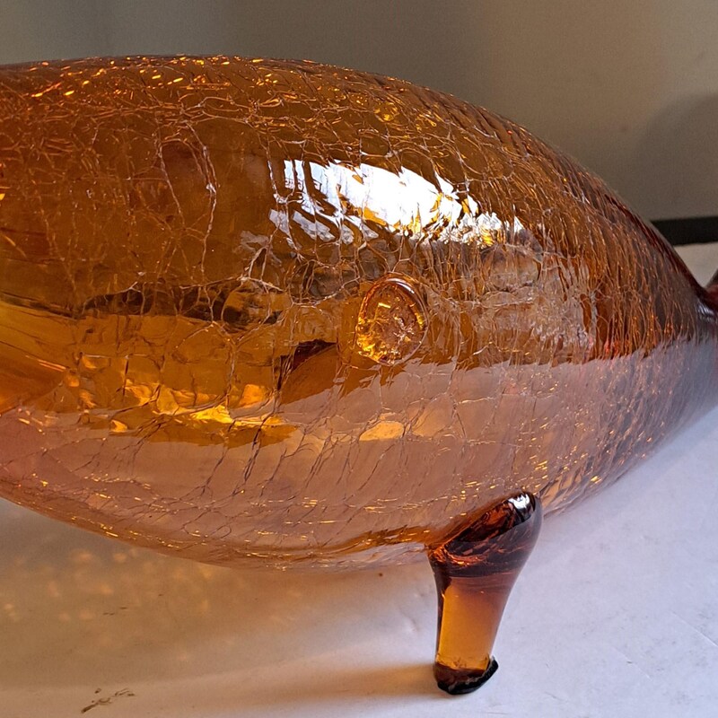 Vintage Blenko Glass Fish - Etsy